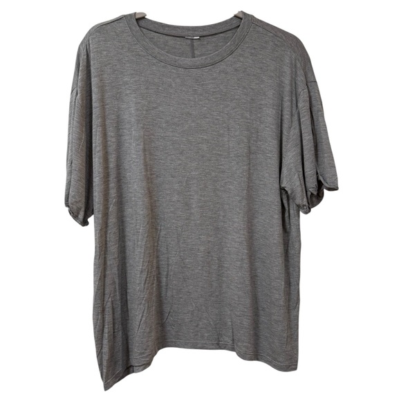 POPFLEX | Tops | Popflex Perfect Boyfriend Tee Gray Oversized Relaxed ...